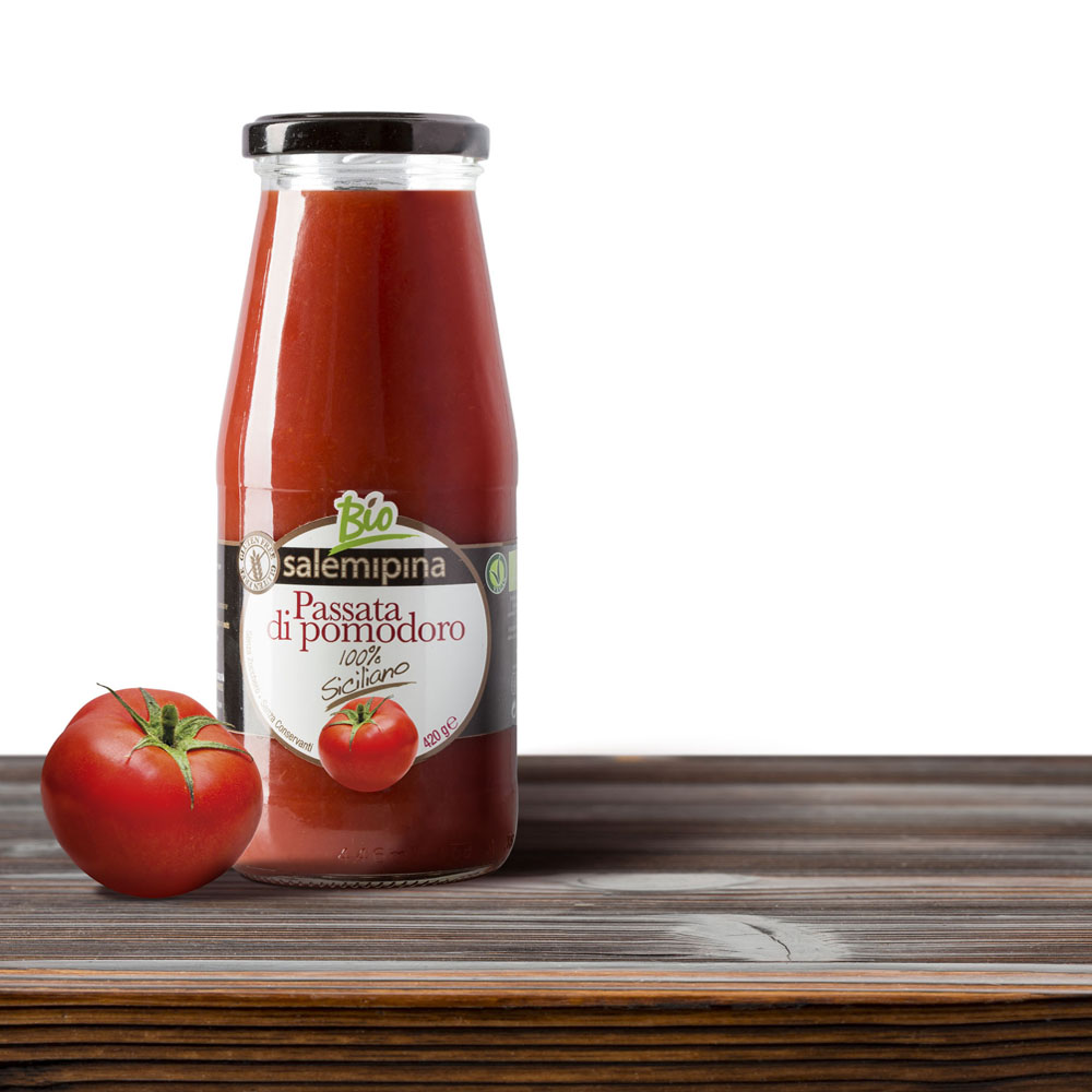 Organic tomato puree - Azienda Scollo Sebastiana